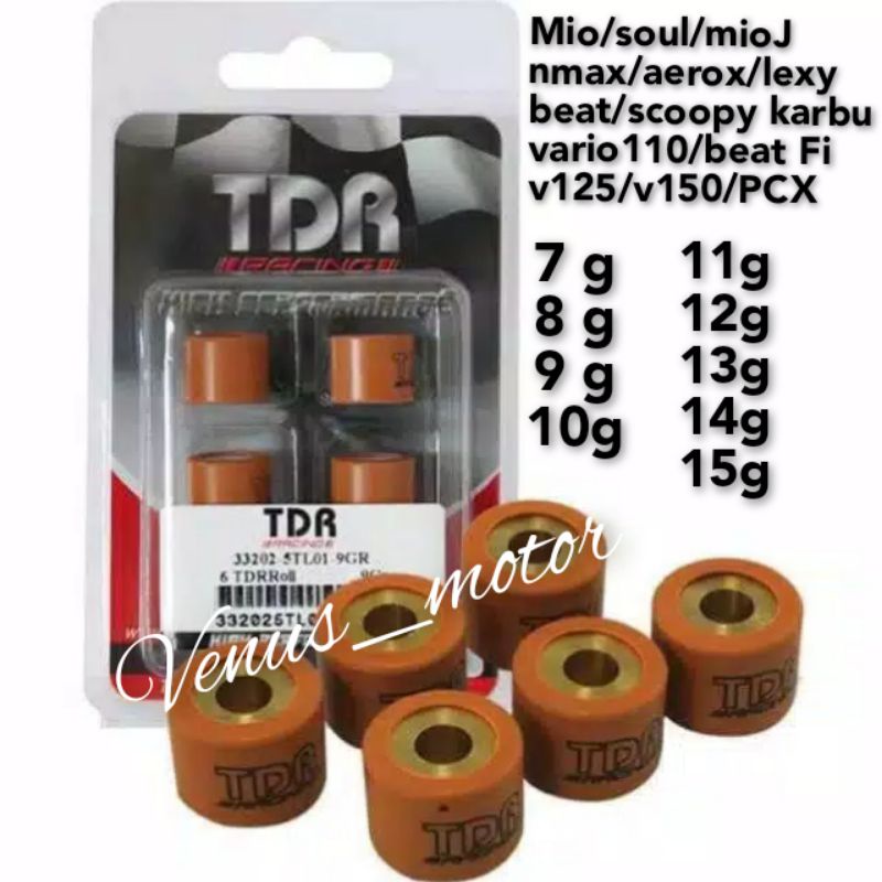 Jual # TDR roller racing roller original tdr roller tdr racaing matic mio vario beat aerox nmax ...