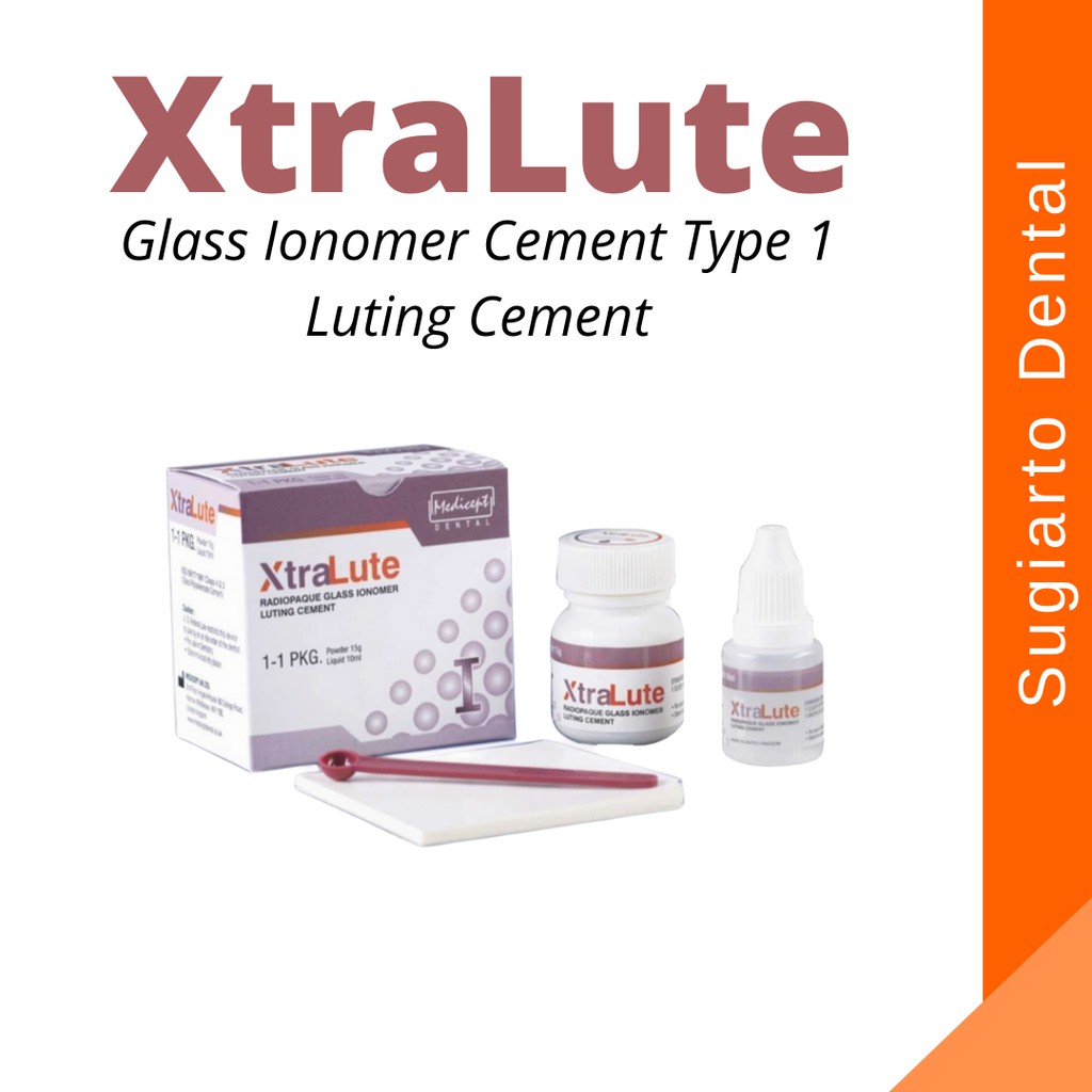 Jual Xtra Lute - Glass Ionomer Cement Type 1 Luting Cement | Shopee ...