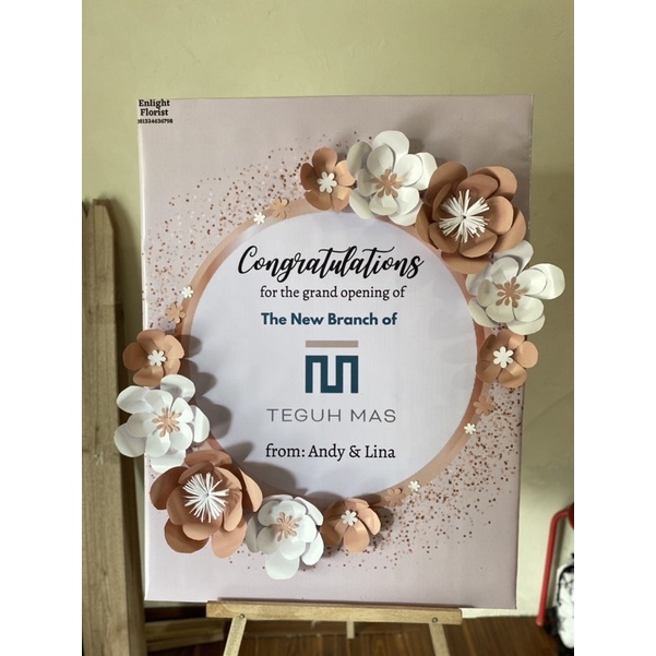Jual Papan Bunga Kertas Paper Flower Board Papan Bunga Indoor | Shopee ...