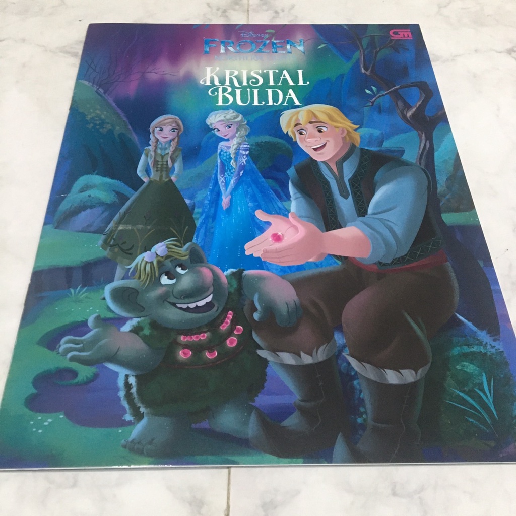 Jual Frozen disney princess elsa anna kristof olaf kristal bulda / buku ...