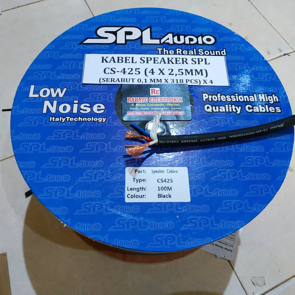 Jual KABEL SPL AUDIO CS-425 / 4 X 2,5 (METERAN) | Shopee Indonesia