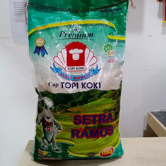 Jual BERAS CAP TOPI KOKI SETRA RAMOS 10KG 10 KG - TOPI KOKI SETRA RAMOS | Shopee Indonesia