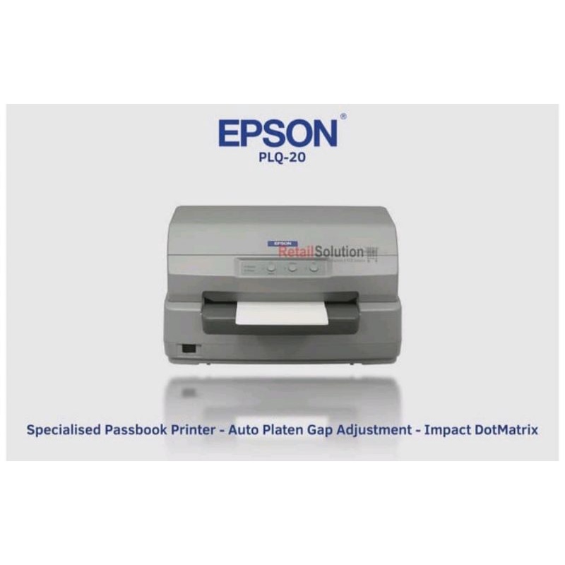 Jual PRINTER EPSON PLQ 20 SECOND BERGARANSI 1 TAHUN SERVICE DAN SPARE ...