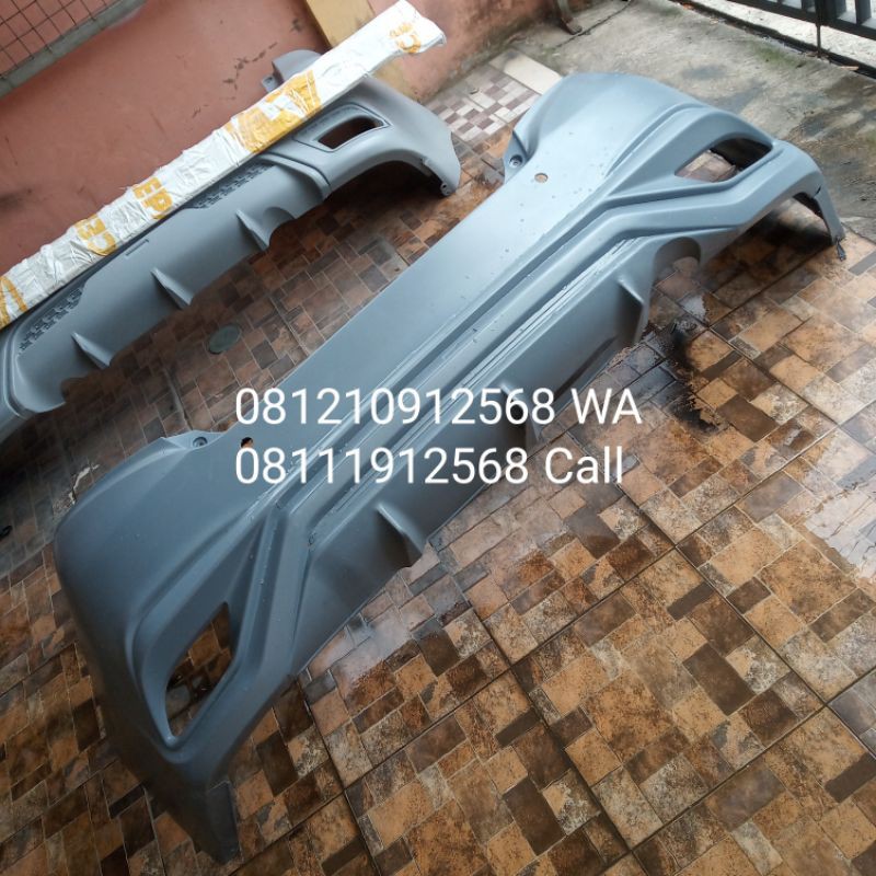 Jual Bumper belakang Toyota All-new Avanza 2016 custom Body kit Yaris ...