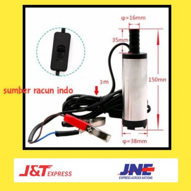 Jual POMPA MINYAK PORTABLE 12 VOLT-POMPA OLI-POMPA AIR | Shopee Indonesia