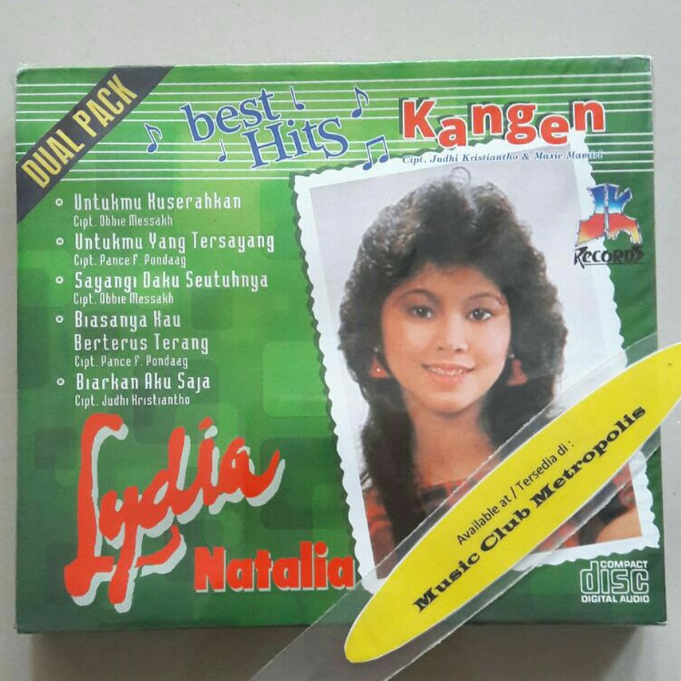 Jual CD LYDIA NATALIA - BEST HITS DUAL PACK (2CD) | Shopee Indonesia
