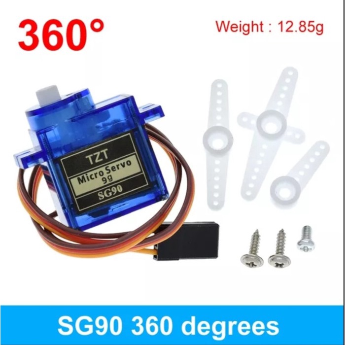 Jual SG90 9G Mini Micro Servo Motor RC 250 450 Car Boat Robot 180 360 ...