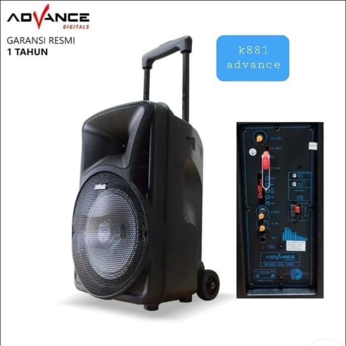 Jual speaker bluetooth k881 ADVANCE | Shopee Indonesia
