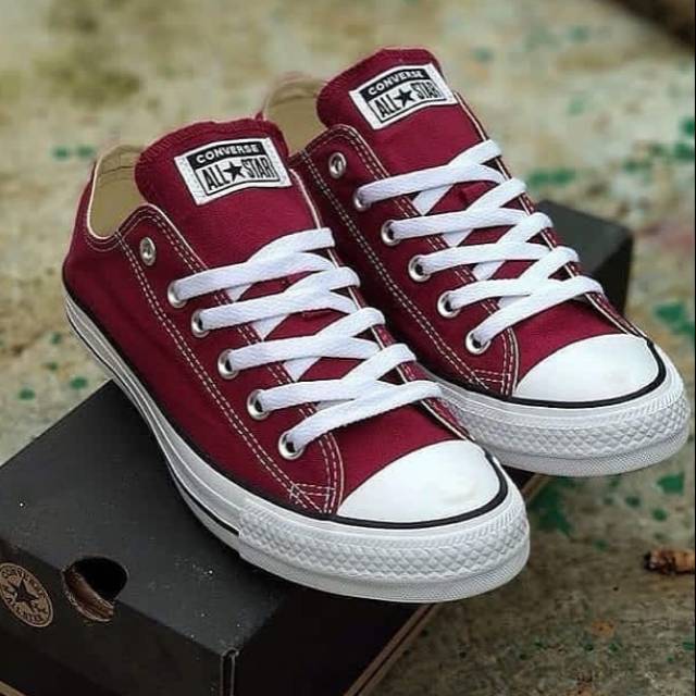 Jual CONVERSE KLASIK MAROON | Shopee Indonesia