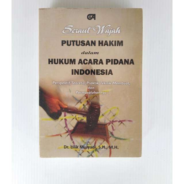 Jual Buku Original Surat Wajah Putusan Hakim Dalam Hukum Acara Pidana Indonesia Penerbit Citra 