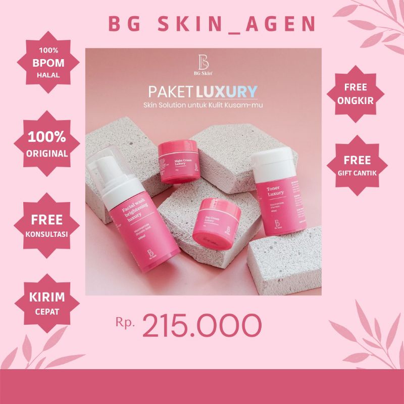 Jual BG SKIN Paket Luxury BG SKIN Paket Acne BG SKIN Paket Ultimate BG ...