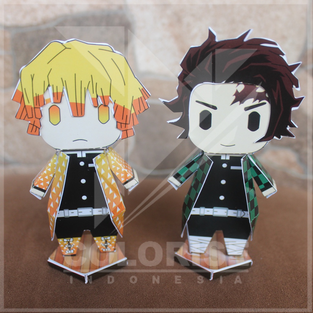 Jual Papercraft Anime Kimetsu No Yaiba Figure 3D | Shopee Indonesia