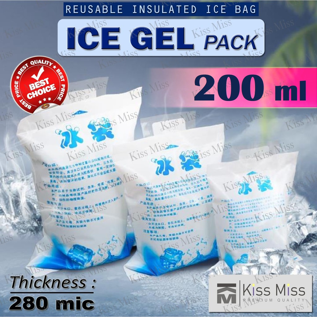 Jual ICE GEL PACK 200 ml / Jelly / Blue Ice / Pendingin / Dry Es ...