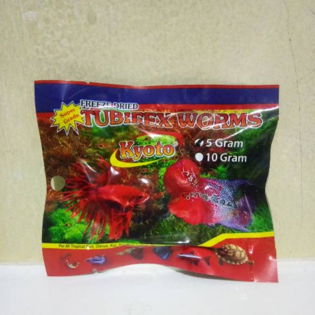 Jual MAKANAN IKAN - CACING KERING | Shopee Indonesia