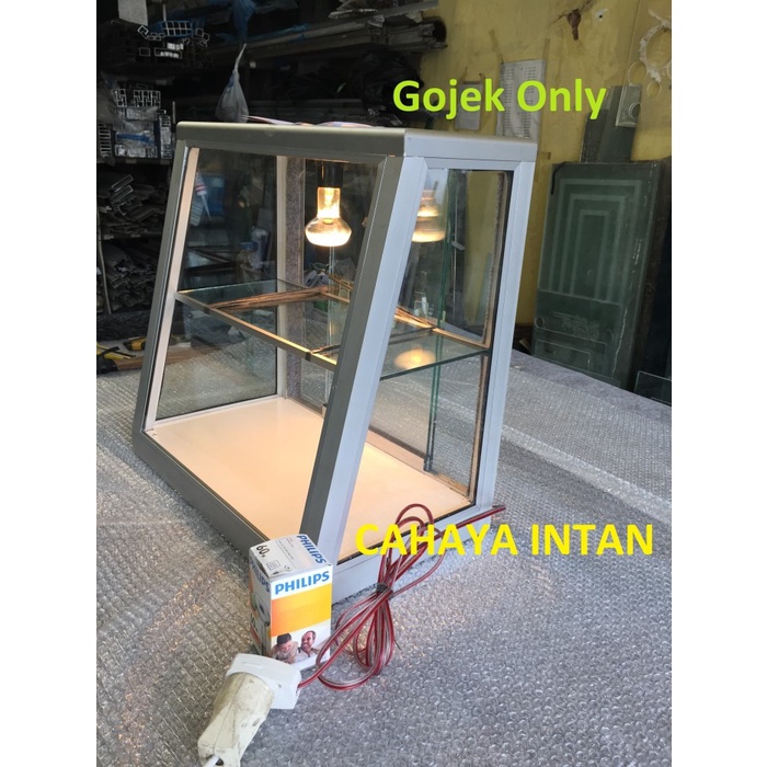 Jual Display Etalase Warteg, Bakso, Mie Ayam + Termasuk Lampu Pemanas ...
