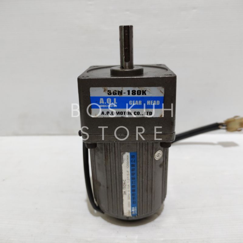 Jual DINAMO AC MOTOR GEARBOX 220V 15W 1:180 RPM RENDAH FARIAN SPEED ...
