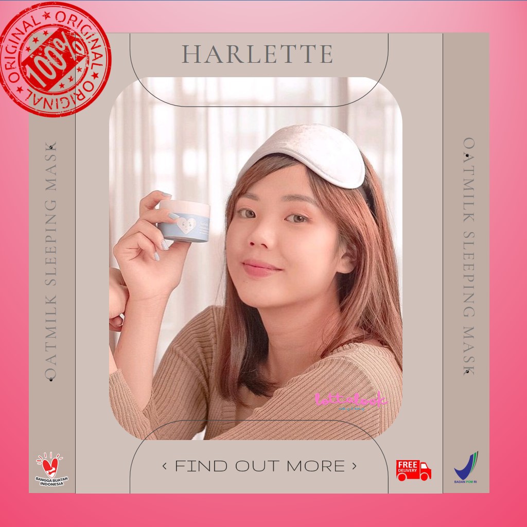 Jual Harlette Oatmilk Sleeping Mask | Shopee Indonesia