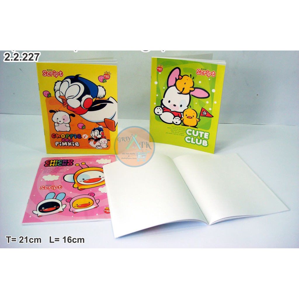 Jual Buku Gambar Script Isi 38 Lembar Murah | Shopee Indonesia