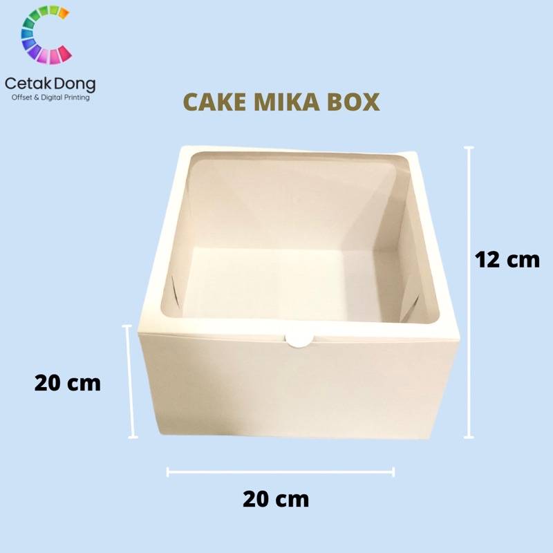 Jual Kotak Cake Mika / Kotak kue / Cake Box | Shopee Indonesia