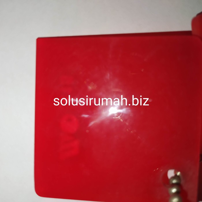 Jual Acrylic Akrilik Sheet Custom mika 2mm merah /100cm tembus warna 2 ...