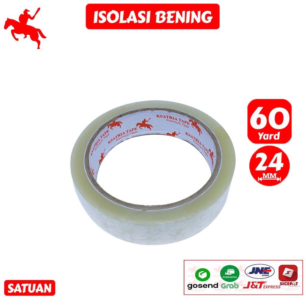 Jual Lakban OPP Tape / Isolasi Bening / Lakban Clear Yellow / Super ...