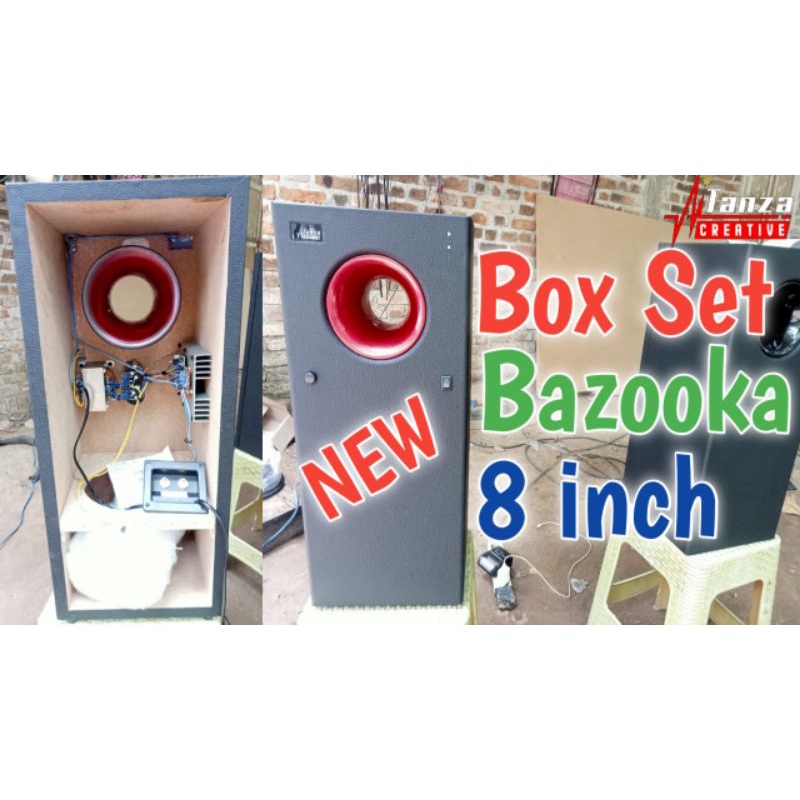 Jual Box Bazooka 8 inch + power set + panel-pane (TANPA SPEAKER ...