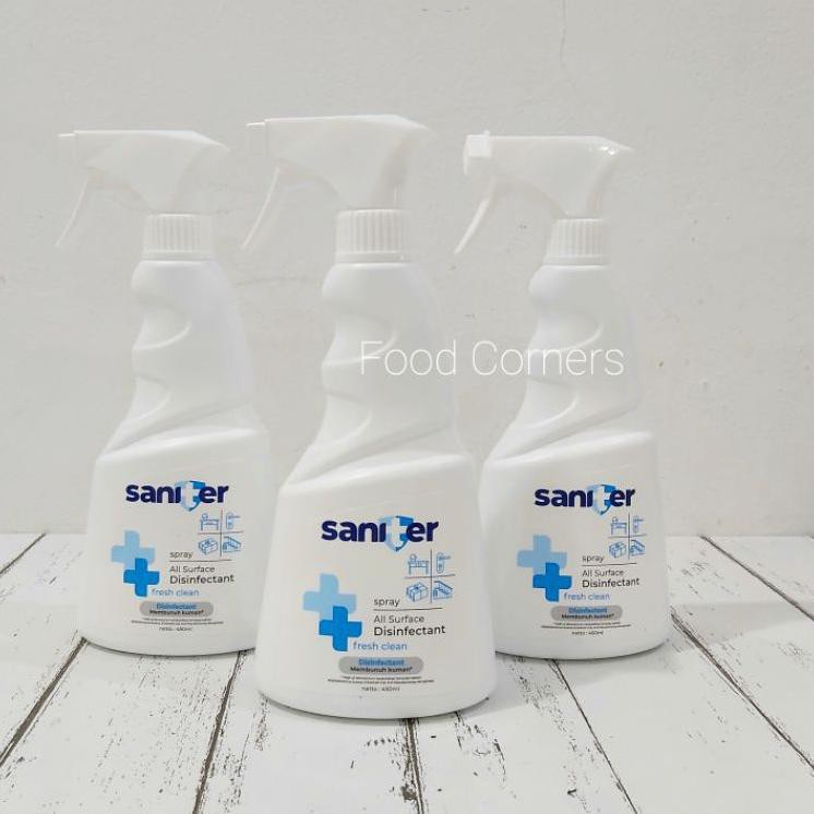 Jual Saniter ALL SURFACE Disinfectant Spray 450 ml (KODE 967) | Shopee ...
