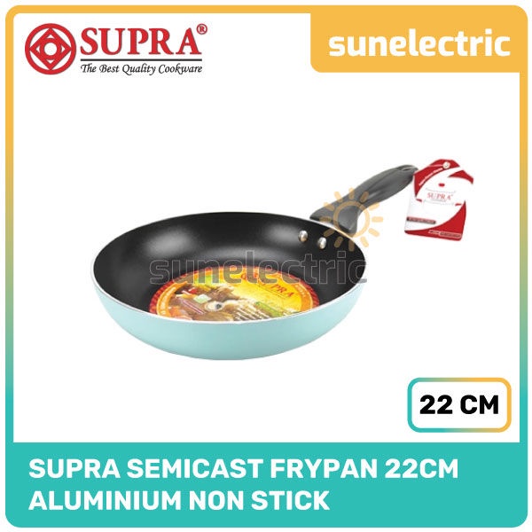 Jual Supra Panci Frypan 22 cm Semi Cast Non-Stick Coating Teflon Anti ...