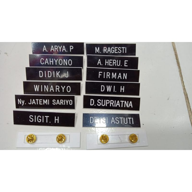 Jual papan nama/ name tag PNS | Shopee Indonesia