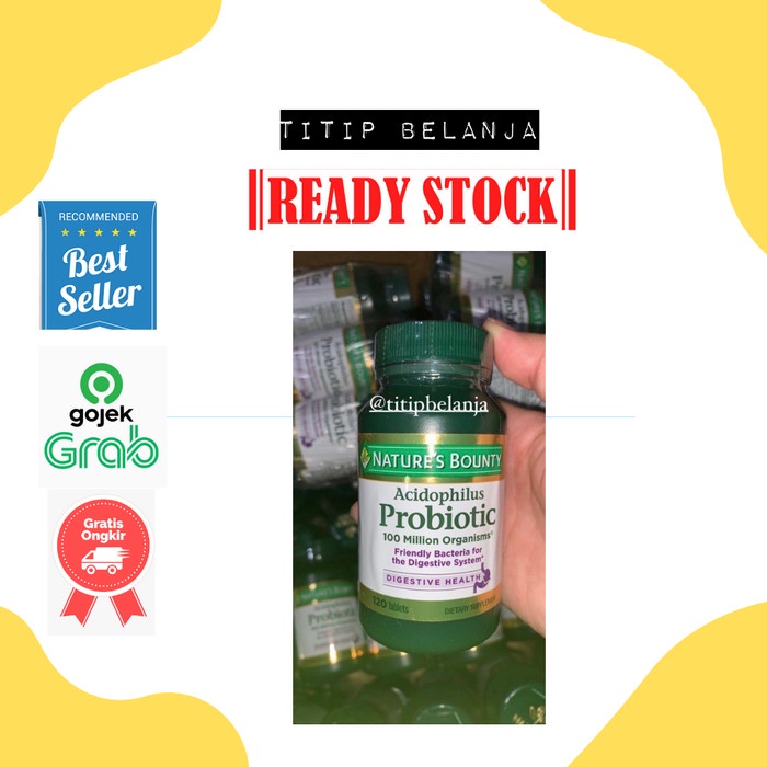 Jual PROMO Nature's Bounty probiotik, Acidophilus Probiotic - 120 tabs ...