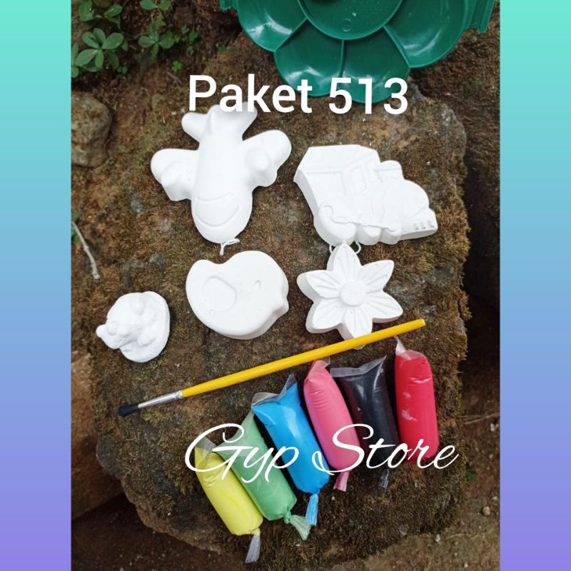 Jual Patung Gypsum / Paket 513 mewarnai patung Gypsum / Mainan edukatif ...