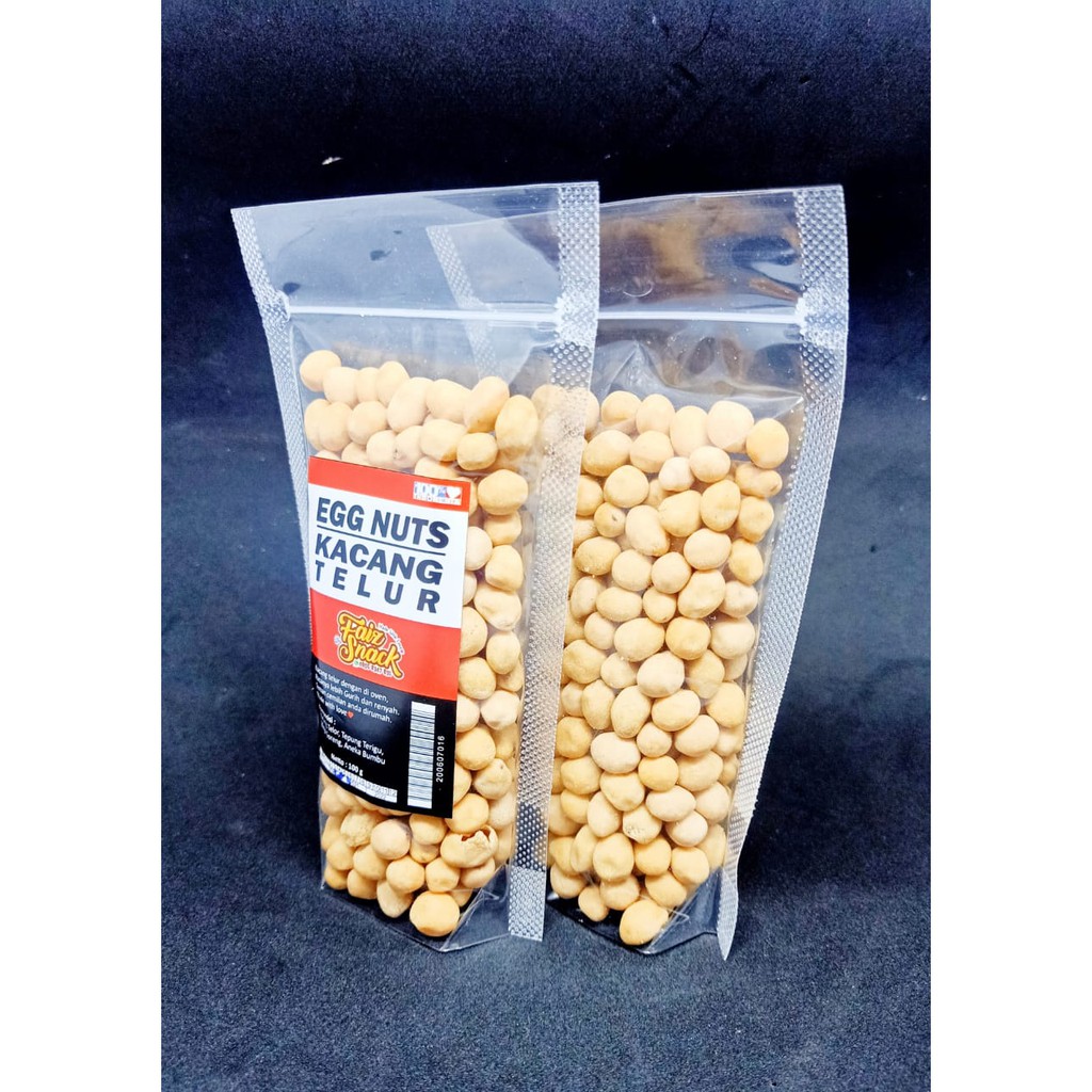 Jual Kacang Telor Kemasan Toples Bulat 400g / Tabung 270g / Oval 200g / Pouch 125g | Shopee ...