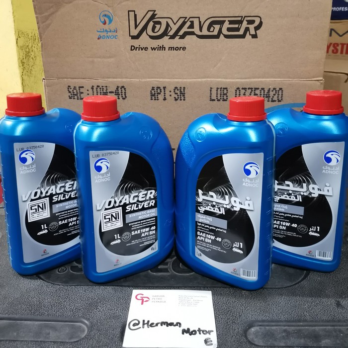 Jual Oli mesin Adnoc Voyager Silver SNI 10W-40 SN | Shopee Indonesia