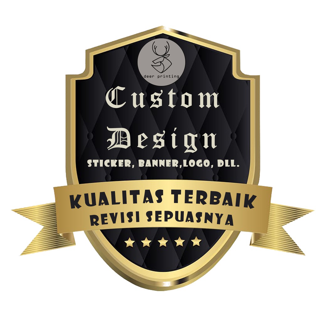 Jual JASA DESAIN MURAH/CUSTOM DESIGN STIKER, BANNER, LOGO KUALITAS ...