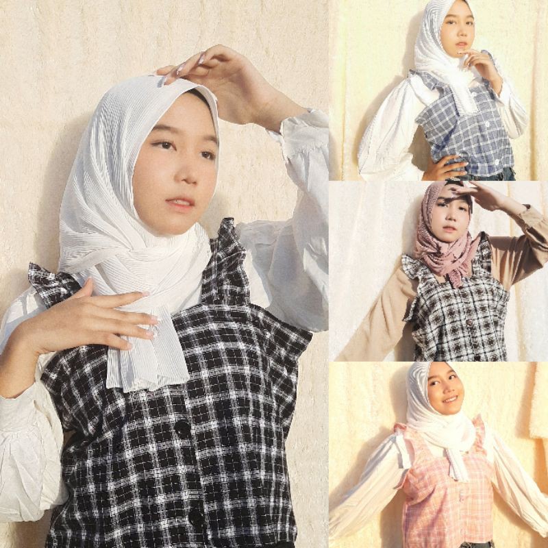Jual TANKTOP HALAL TARTAN PREMIUM | VEST | ROMPI | RUFFLE | KANCING ...