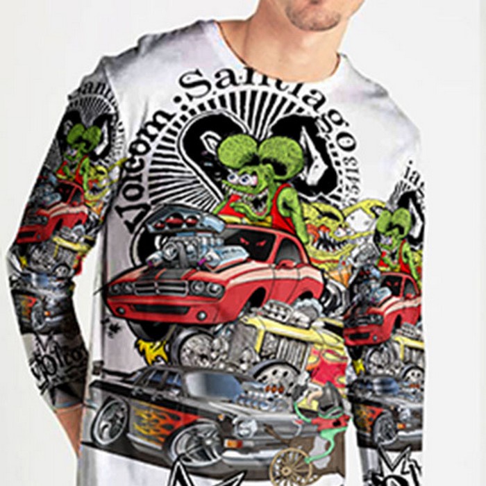 Jual Fullprint Tshirt Hot Rod Freestyle Ed Roth Rat Fink Cap Racing ...