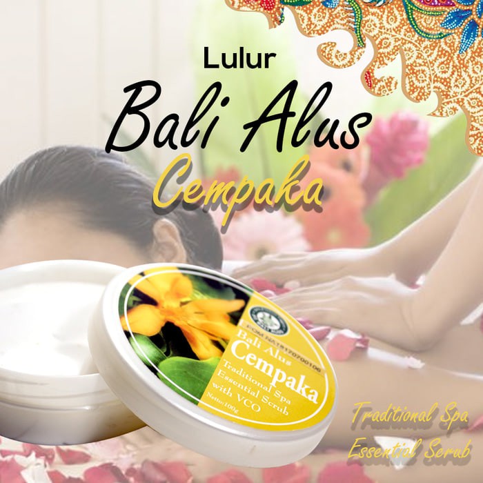 Jual Bali Alus Lulur Scrub Cempaka 100 Gr Herbal Wangi | Shopee Indonesia