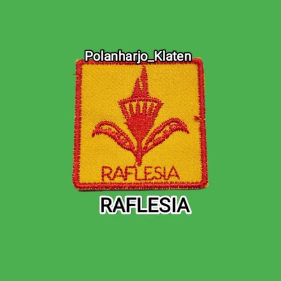 Jual Tanda Regu Pramuka Putri Raflesia / Tanda Regu Pramuka Raflesia ...