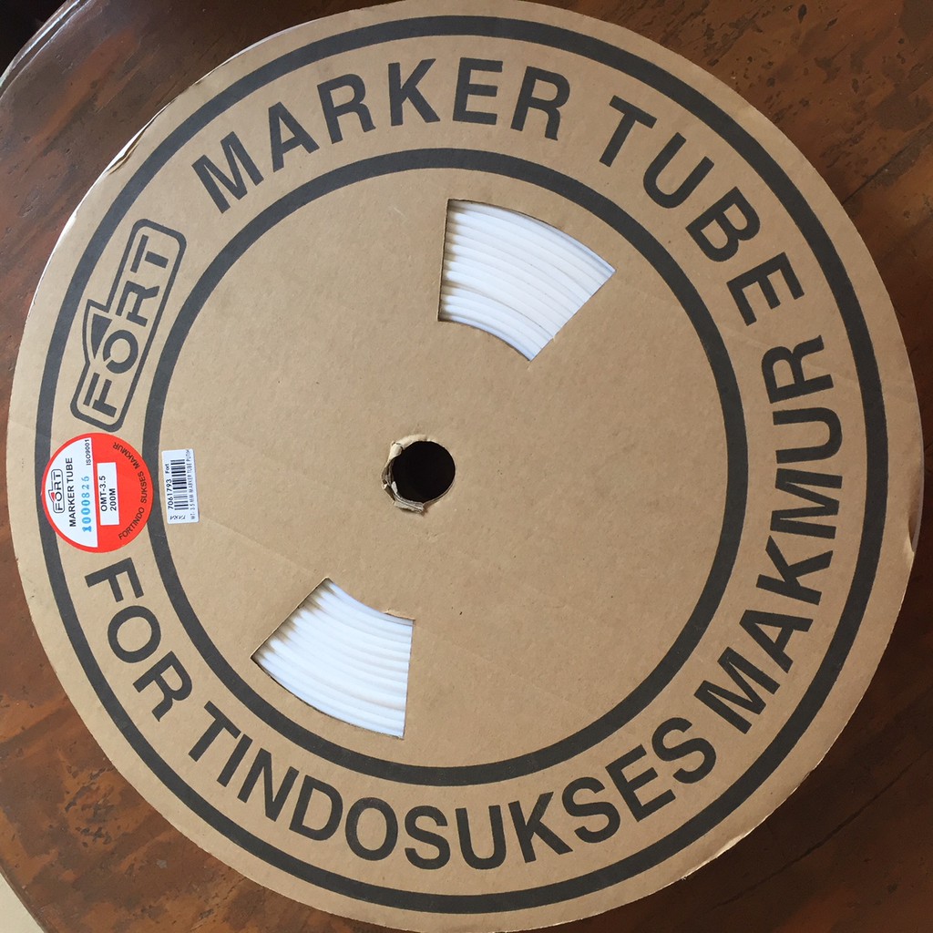 Jual MARKER TUBE PVC 3.5 MM FORT PUTIH - 7061793 | Shopee Indonesia