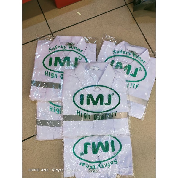 Jual Baju kerja safety IMJ / seragam Atasan Safety / Wearpack Atasan ...