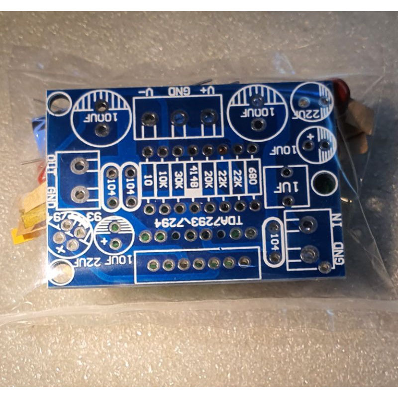 Jual PCB TDA7294/7293 2Layer Bagus tambah komponen, terminal 1Set Tanpa ...