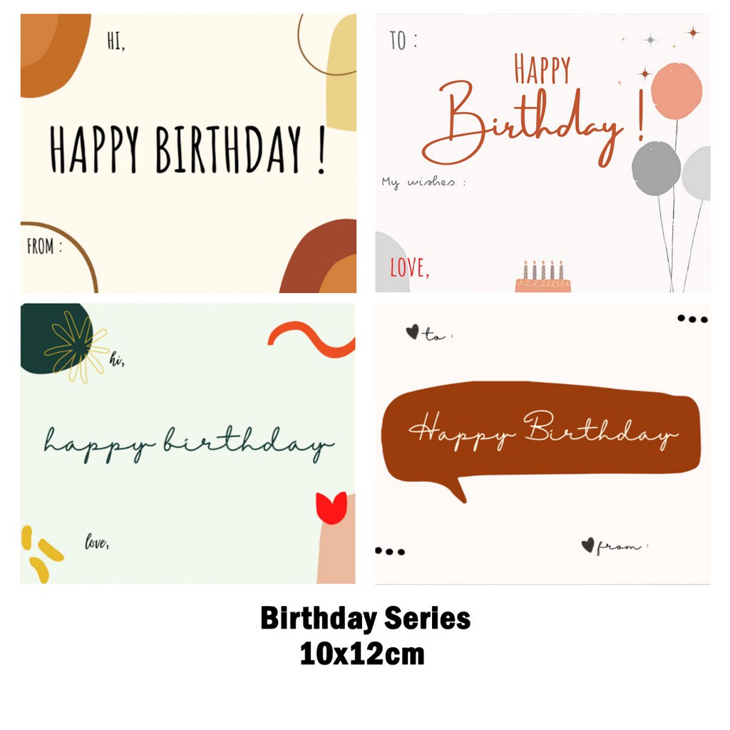 Jual Kartu Ucapan / Greeting Card Aneka Ukuran | Shopee Indonesia