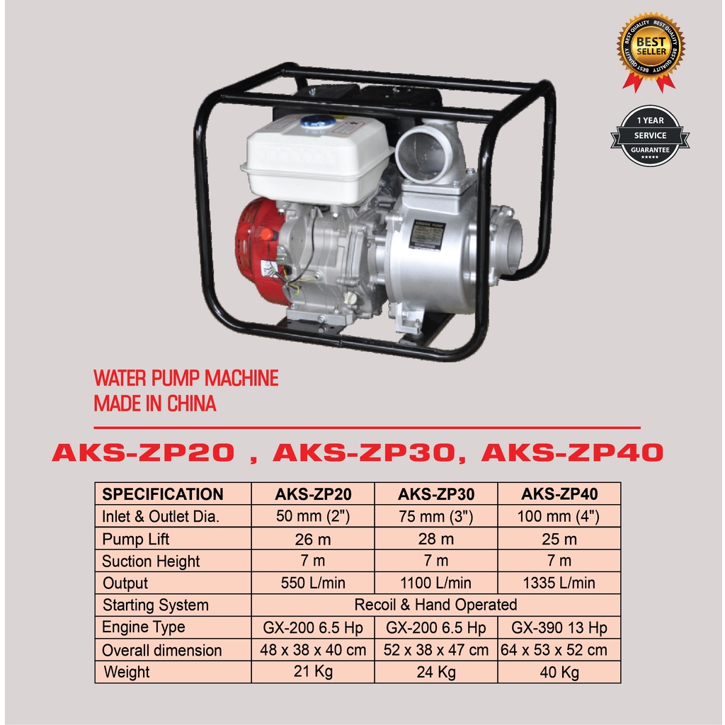 Jual Mesin Pompa Air Model Alkon Irigasi Sawah GX390 Water Pump 4 Inch ...