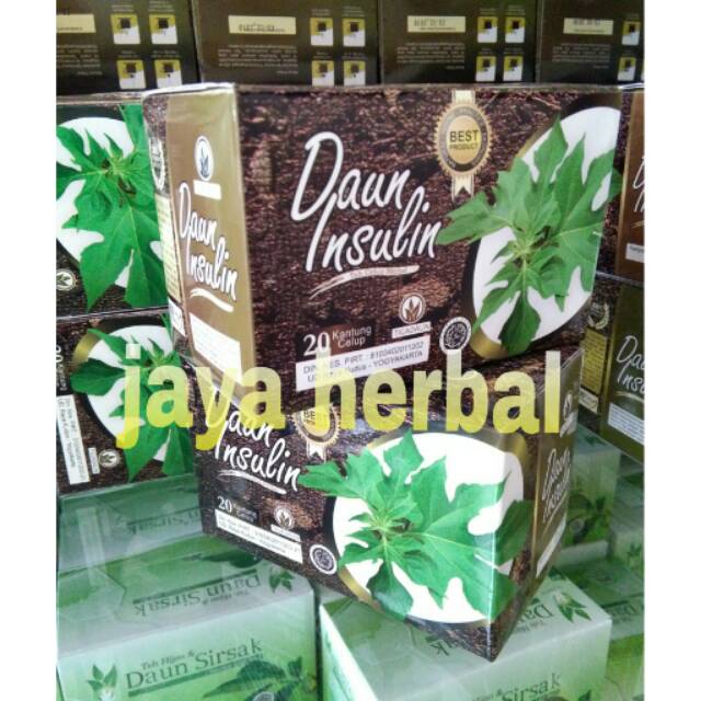 Jual Teh celup daun insulin cap tiga daun - UD Raya Kudus | Shopee ...