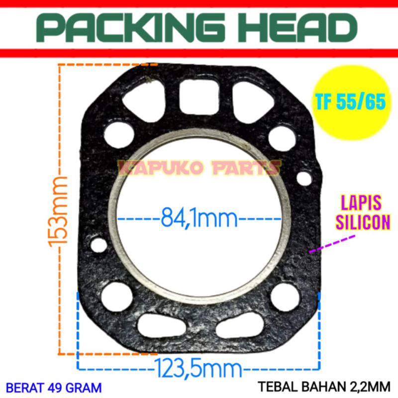 Jual TF 55/65 PACKING HEAD UNTUK MESIN DIESEL YANMAR | Shopee Indonesia