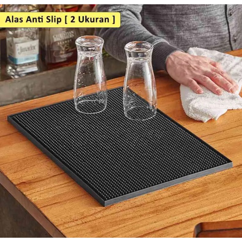 Jual Bar Mat Karet Tatakan Gelas Alas Meja Bar Anti Slip Rubber Silikon ...