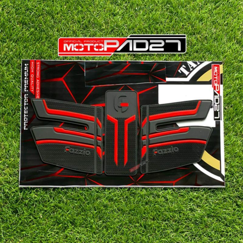 Jual Sticker Stiker Fazzio Deckpad Karet Rubber 3D yamaha Fazzio Deck ...