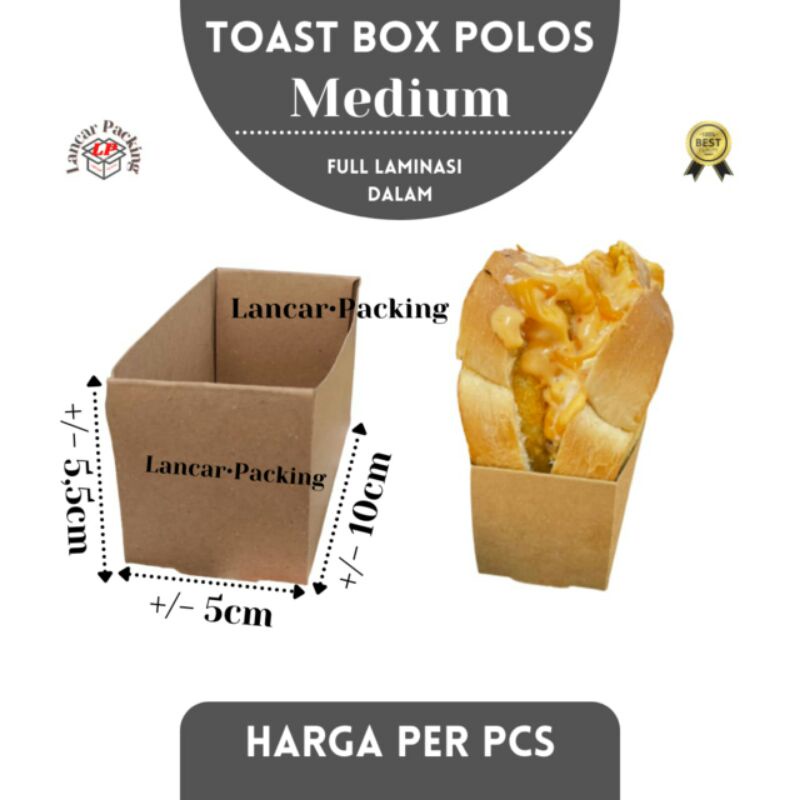 Jual Toast box M / Box roti panggang / Toast box take away full ...