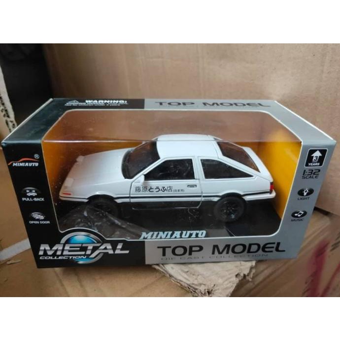 Jual Diecast Mobil Miniauto Initial D AE86 Trueno Skala 1:28 | Shopee ...