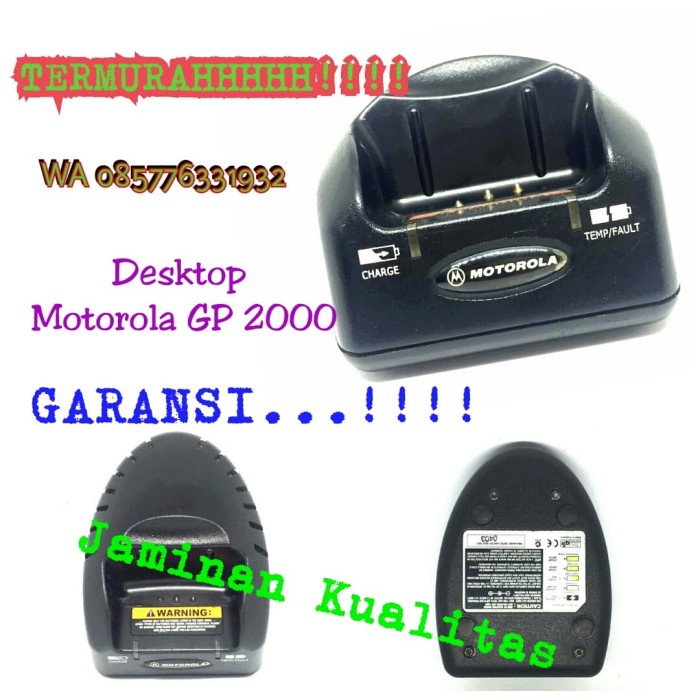 Jual Hadir Desktop Atau Mangkok Charger Ht Motorola Gp 2000 Bergaransi | Shopee Indonesia